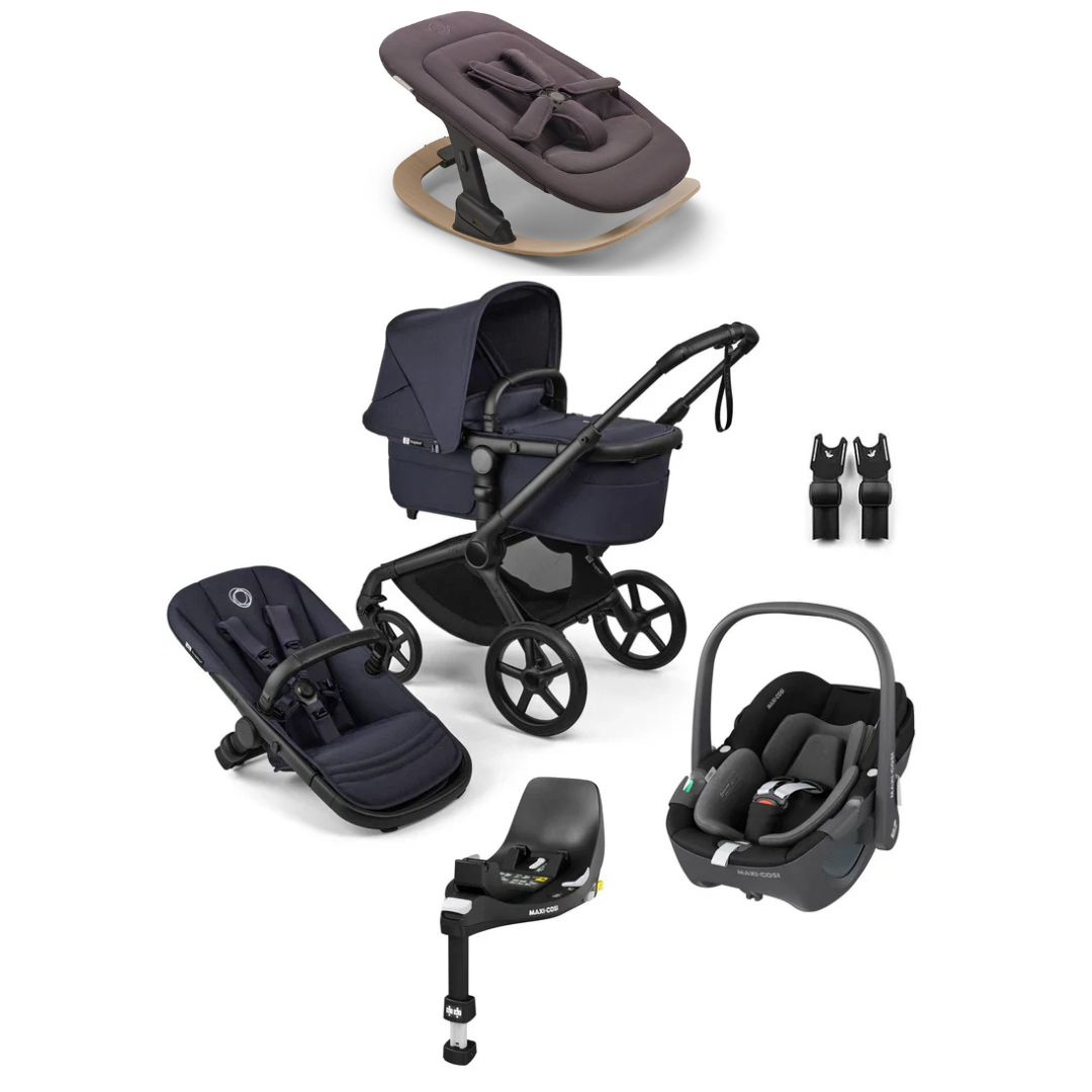 Bugaboo Fox 5 Renew + Maxi Cosi Cabriofix Travel System + FREE BUGABOO ...