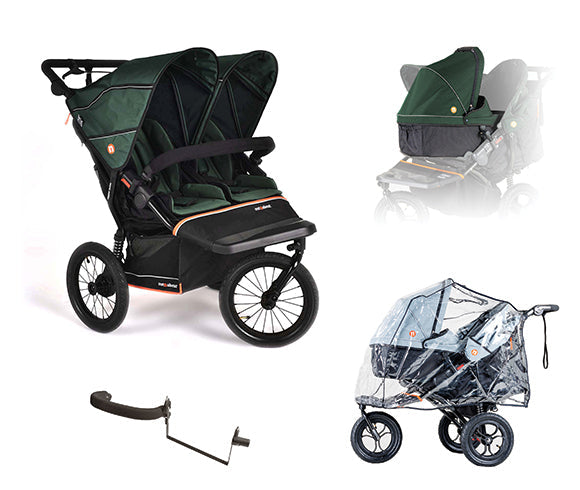 Nipper Double V6 PLUS Newborn and Toddler Bundle – My Baby Stroller