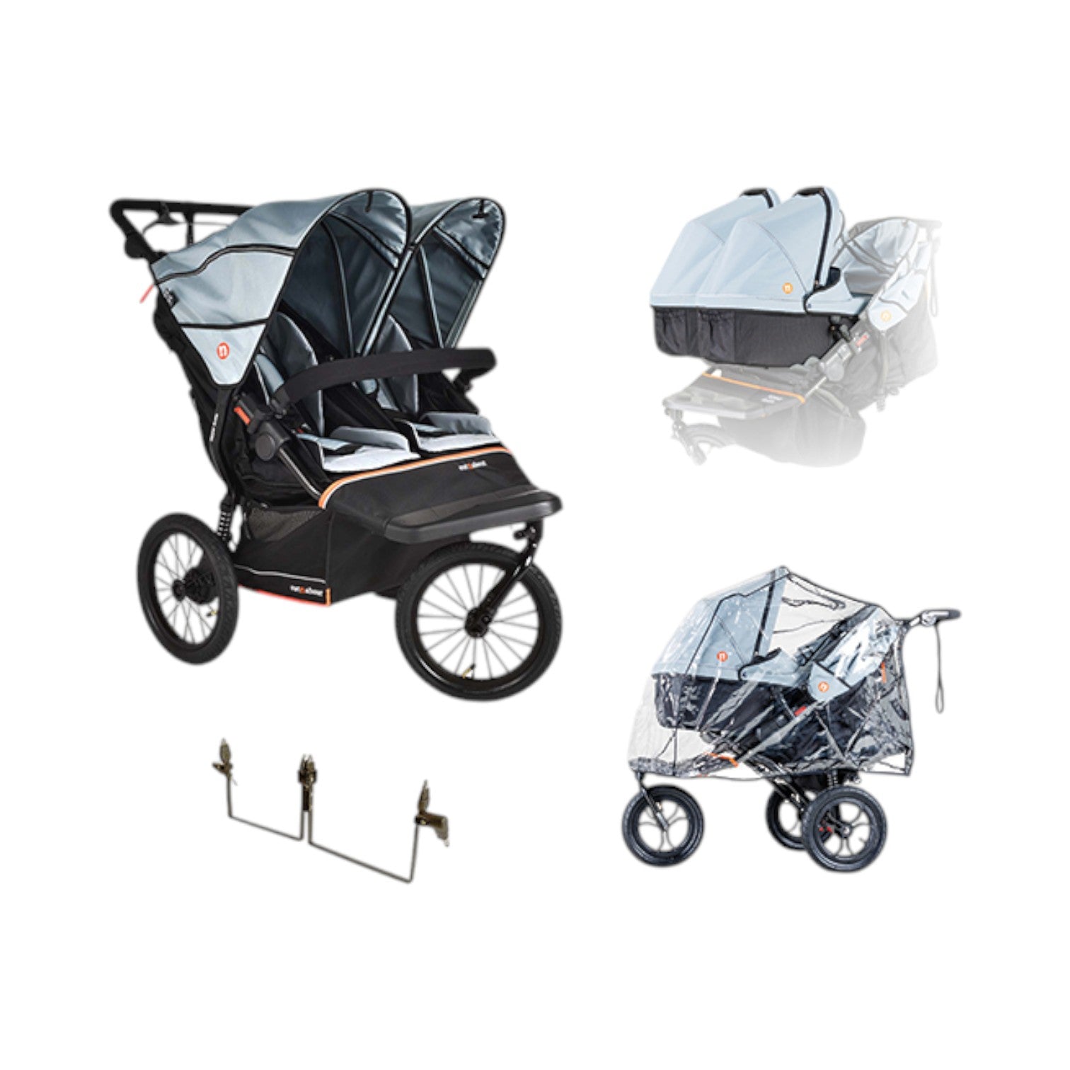 Nipper Double V6 PLUS Twin Bundle – My Baby Stroller