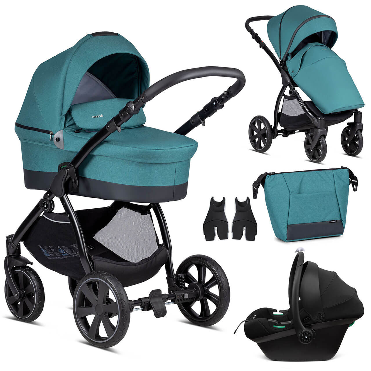 Noordi Sole Go 3-in-1 Travel System - Teal – My Baby Stroller